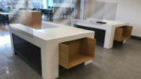 Counter Shields Covid-19 PPE by LF Systems - Laboratory Furniture